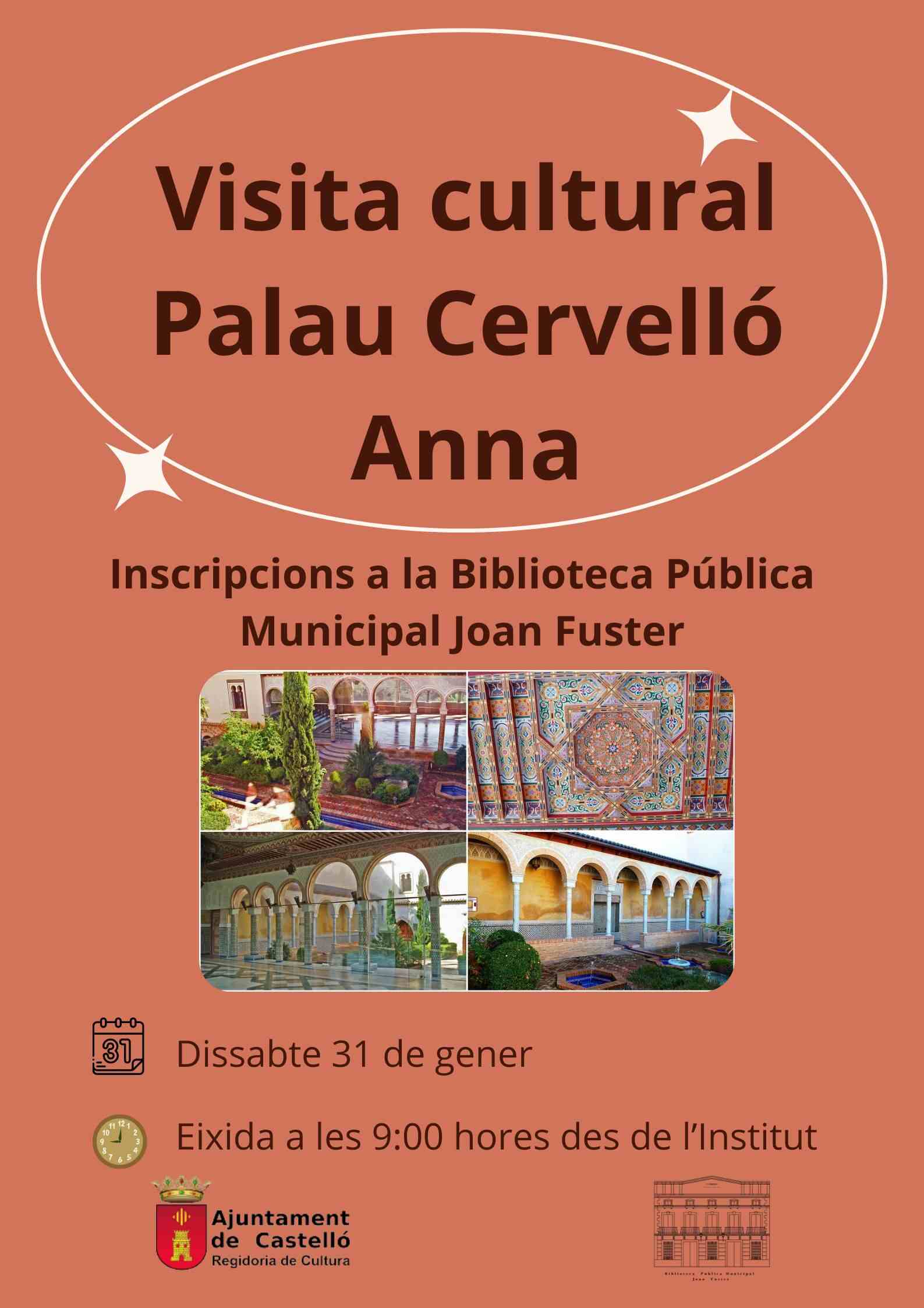Visita cultural al Palau dels Comtes de Cervelló d’Anna - El Miragall ...